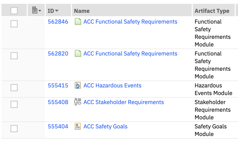 Reducing the Baseline Scope to Modules in IBM Engineering DOORS Next ...