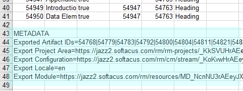 Tips and Tricks for Import/Export Excel from IBM DOORS NG