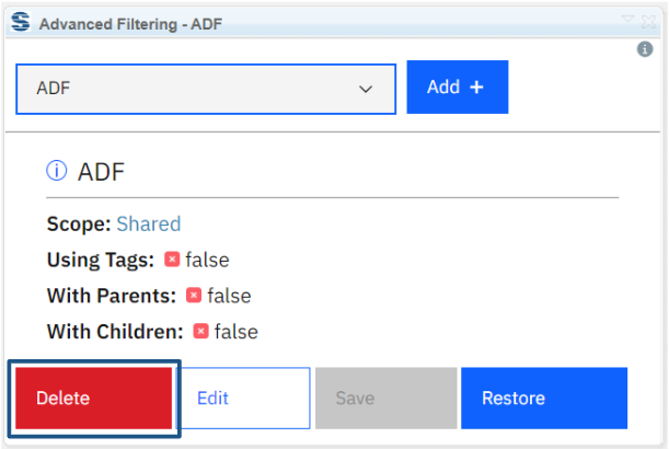 Advanced Filtering User Manual