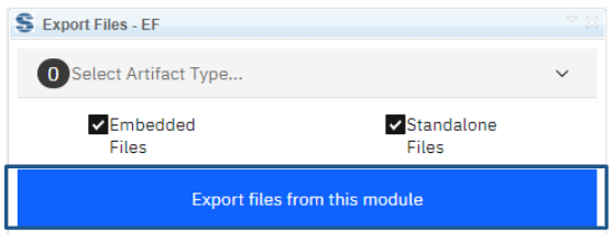 Export Files User Manual
