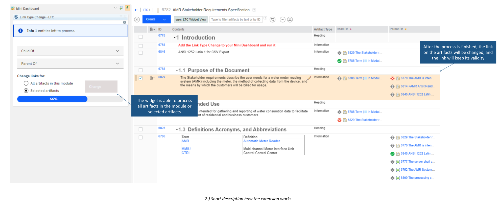 Softacus - Link Type Change
